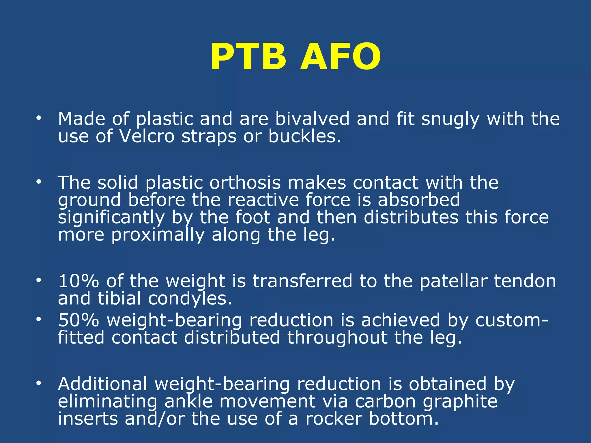 Lower Limb Orthotics - Dr Rajendra Sharma | PPT
