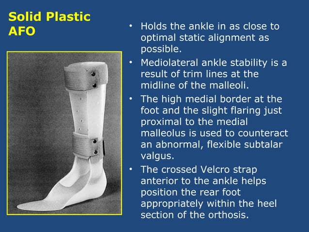 Lower Limb Orthotics - Dr Rajendra Sharma | PPT