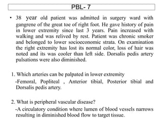lower limb PBL ppt it expalin about the lower question | PPTX