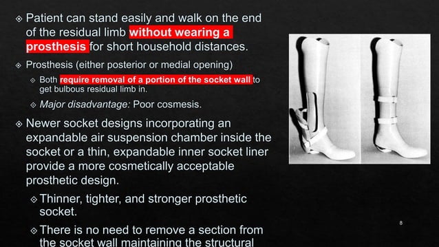 Lower limb Prostheses | PPT