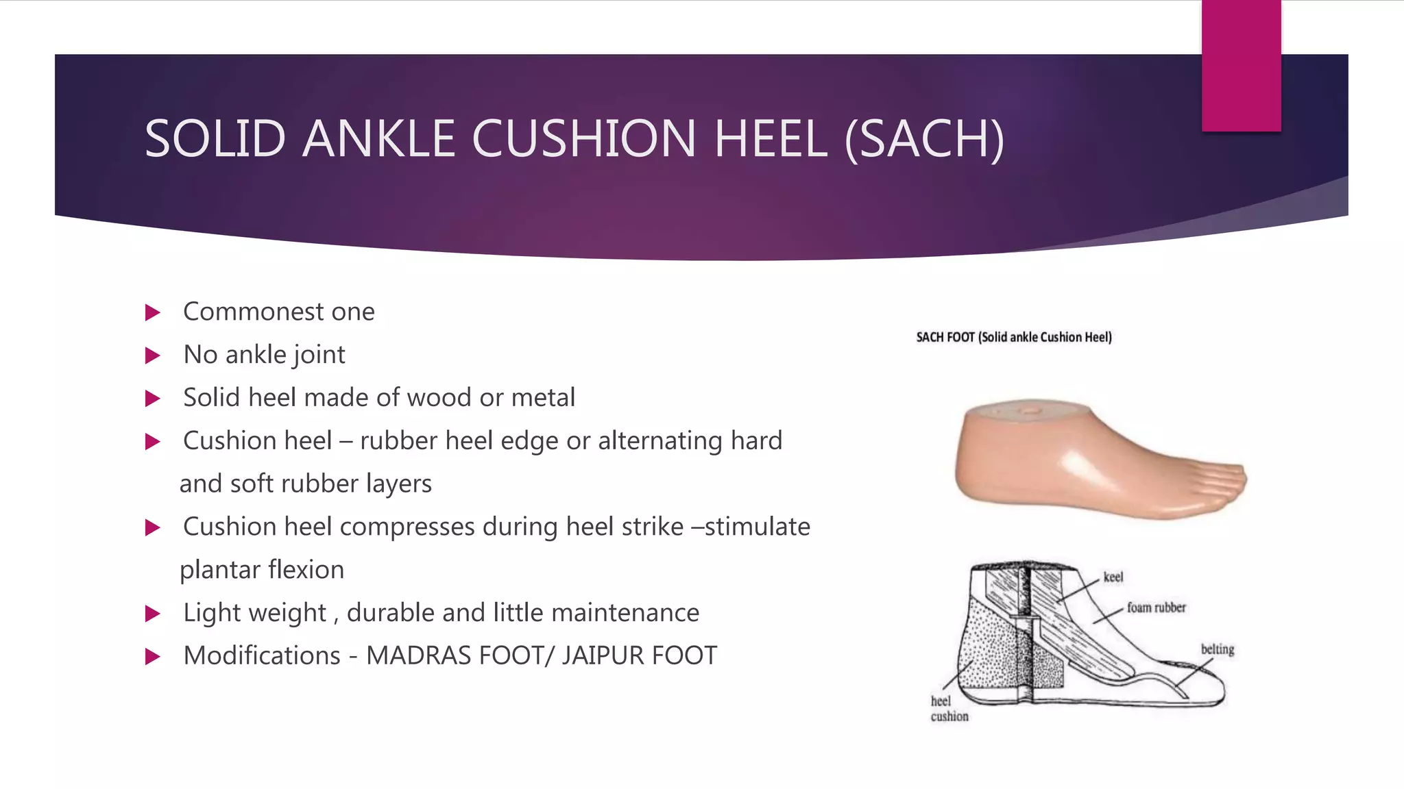 Lower limb prosthesis (hip, knee) | PPTX