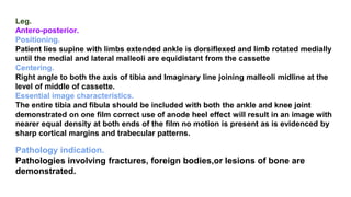 Lower limb radiography clarls positing.pptx