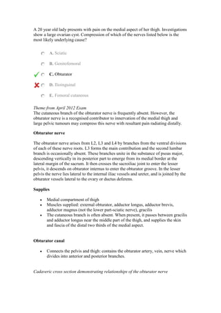 MRCS preparation emrcs questions Lowerlimb | PDF