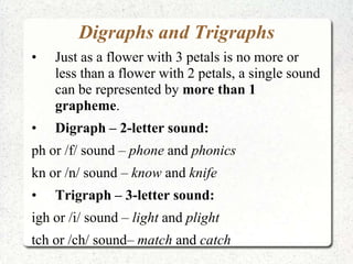 Lower Pri A - Consonant Blends & Digraphs | PPT | Science