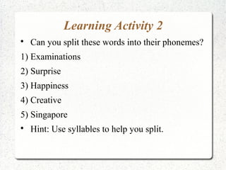 Upper Primary A - Auditory Discrimination | PPT
