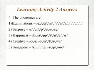 Upper Primary A - Auditory Discrimination | PPT