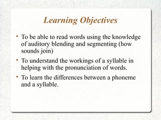 Upper Primary A - Auditory Discrimination | PPT