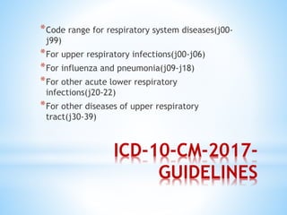 Lower repiratory tract infection-ICD-10-CM | PPTX | Lung and ...