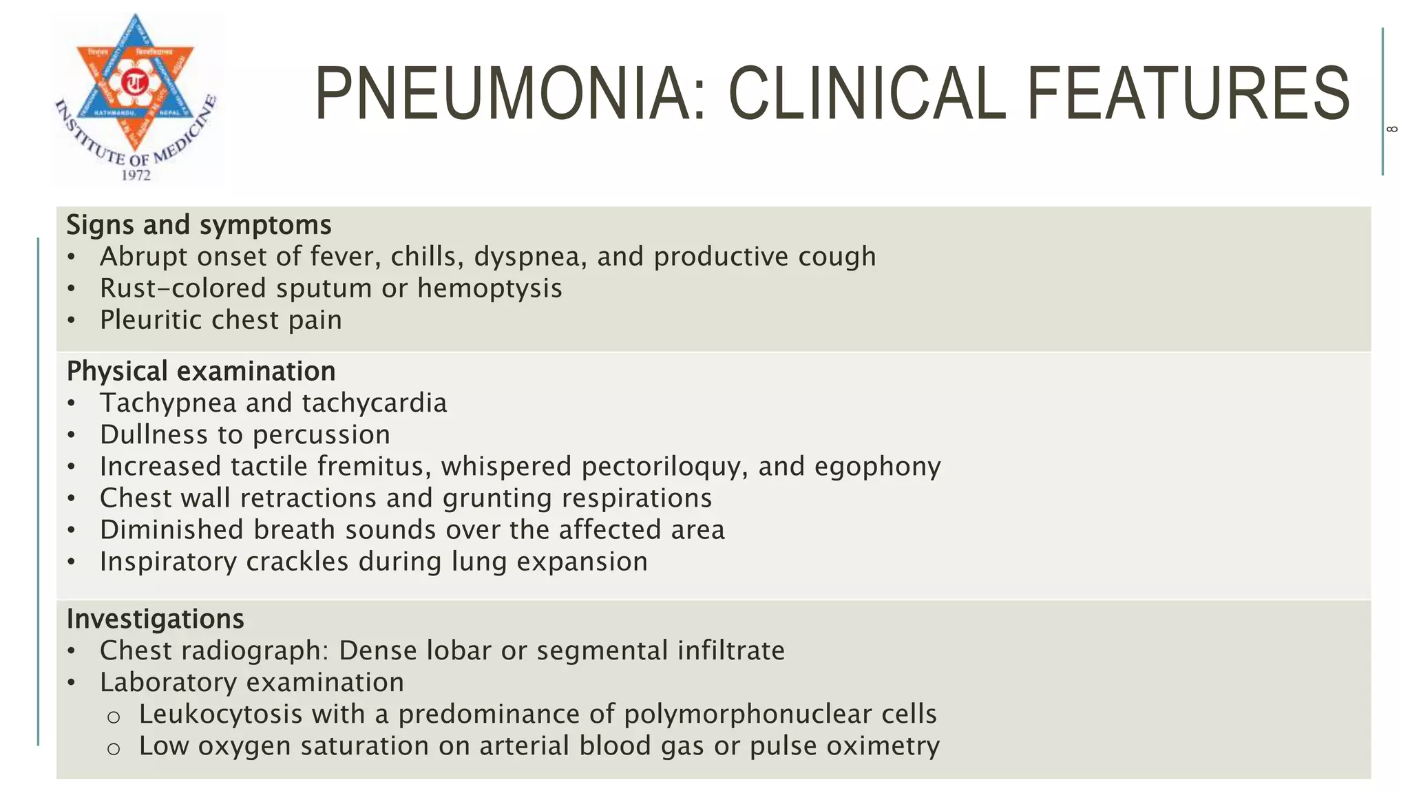 Lower respiratory tract infection | PPTX