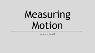 Lower Secondary Grade 8 Measuring Motion PART 1 distance speed and ...