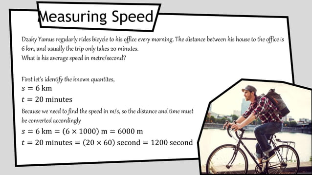 Lower Secondary Grade 8 Measuring Motion PART 1 distance speed and ...