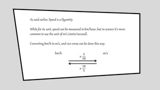 Lower Secondary Grade 8 Measuring Motion PART 1 distance speed and ...