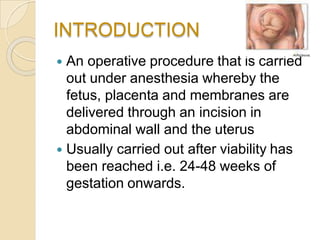 LOWER SEGMENT CAESAREAN SECTION.pptx