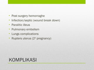 LOWER SEGMENT CAESERIAN SECTION (LSCS) | PPT