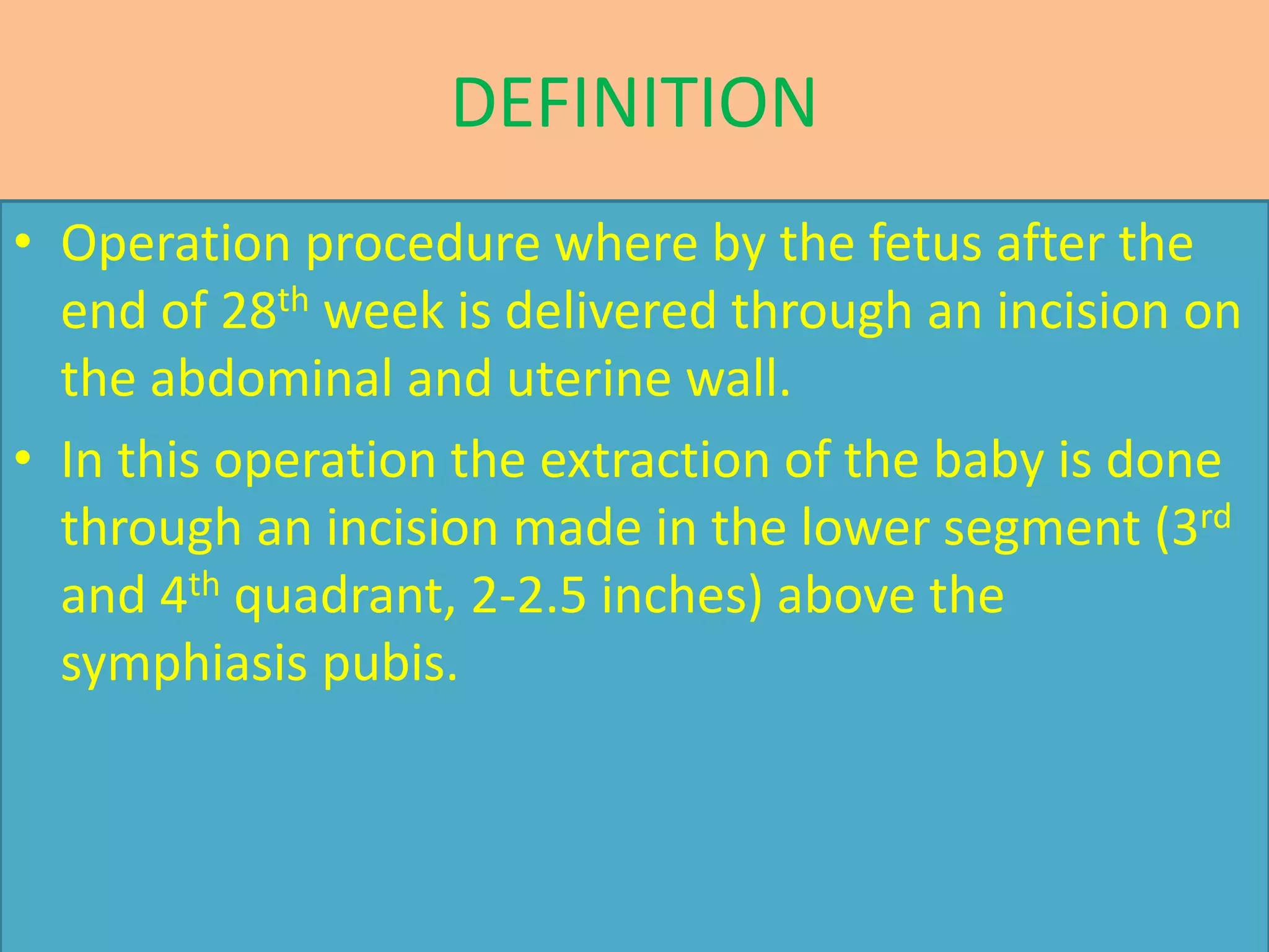 Lower segment ceasarean section(lscs) | PPTX