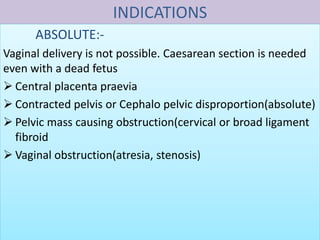 Lower segment ceasarean section(lscs) | PPTX
