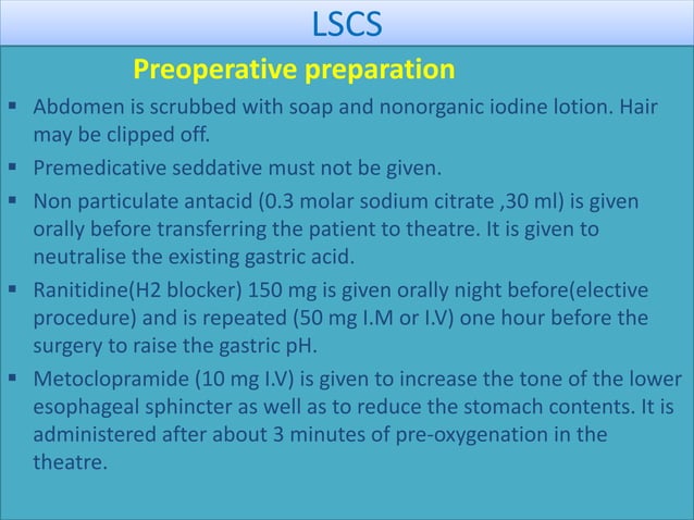 Lower segment ceasarean section(lscs) | PPTX