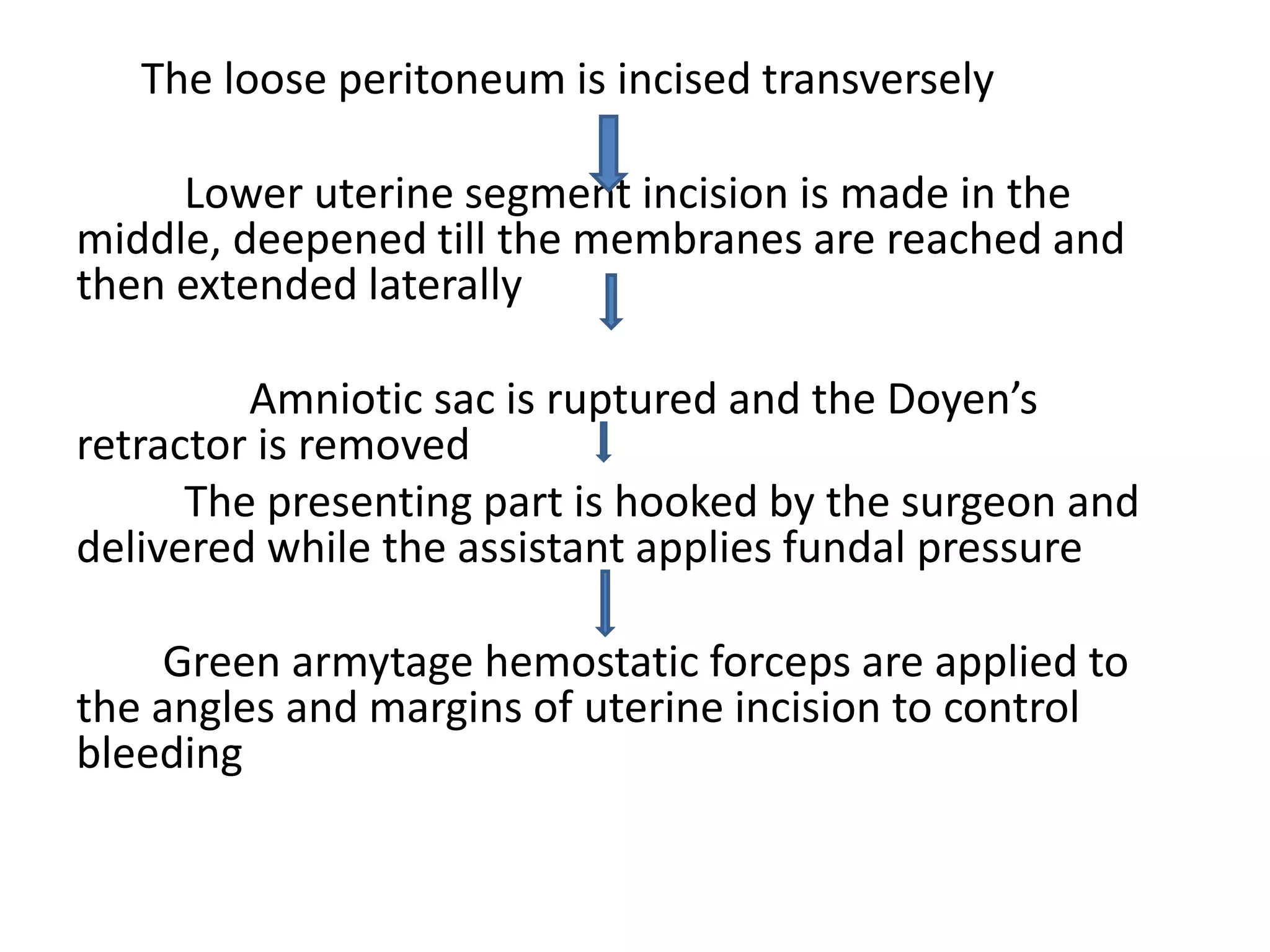 Lower segment ceaserean section | PPTX