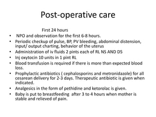 Lower segment ceaserean section | PPTX
