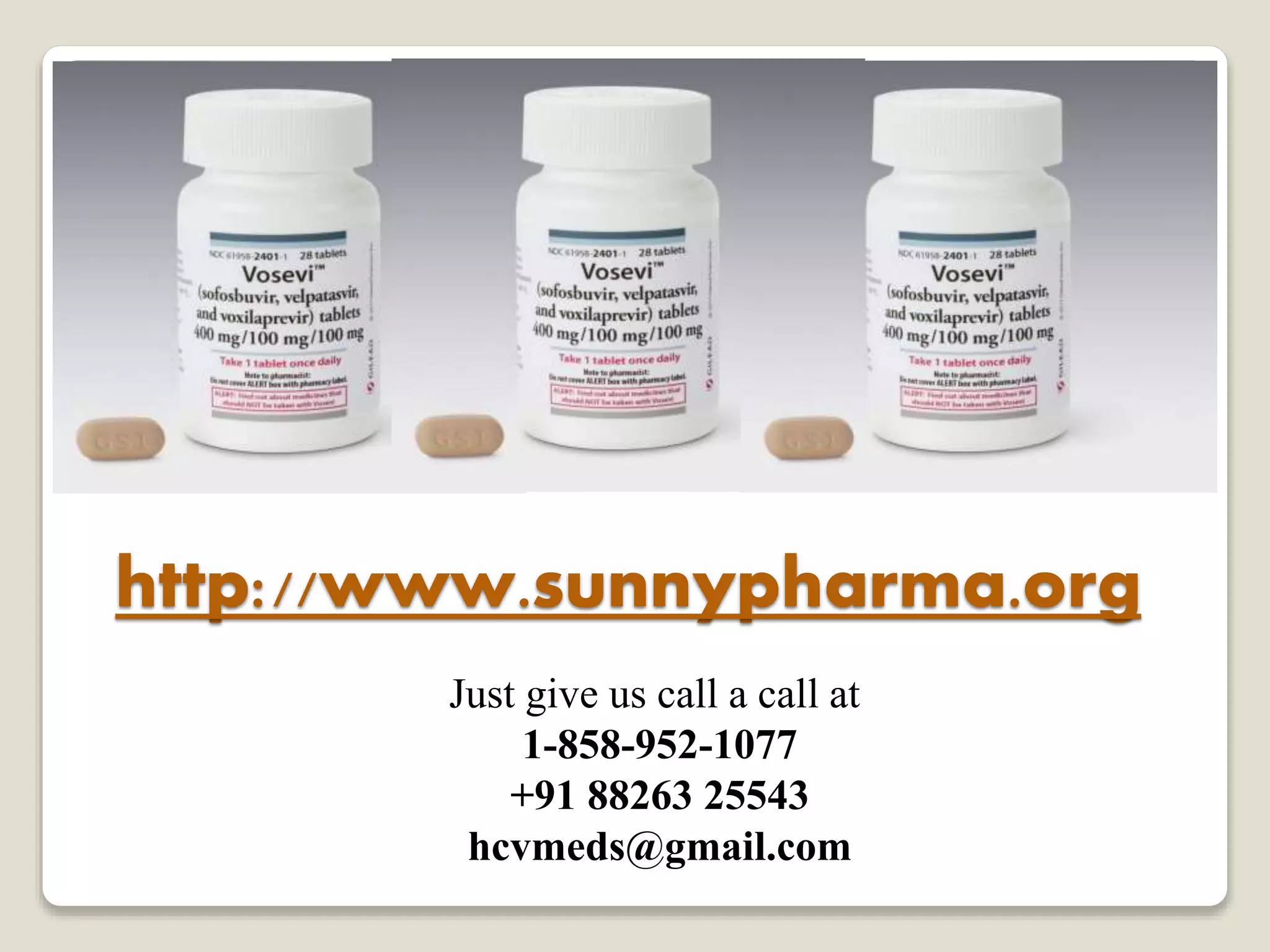 Lower Sky-high Drug Prices: Vosevi | PPTX
