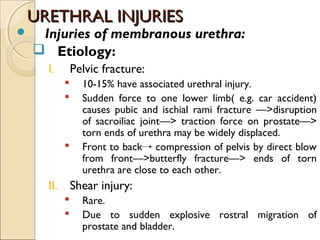 Lower urinary tract injuries | PPT