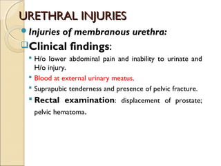 Lower urinary tract injuries | PPT