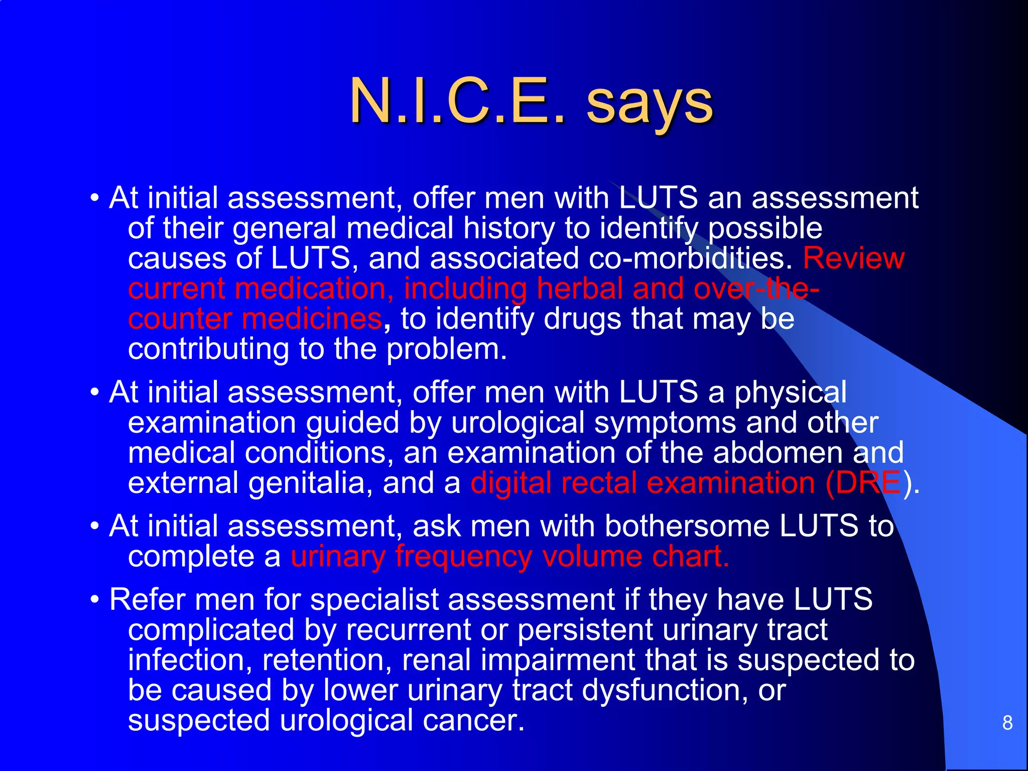 Lower Urinary Tract Symptoms 2018.ppt