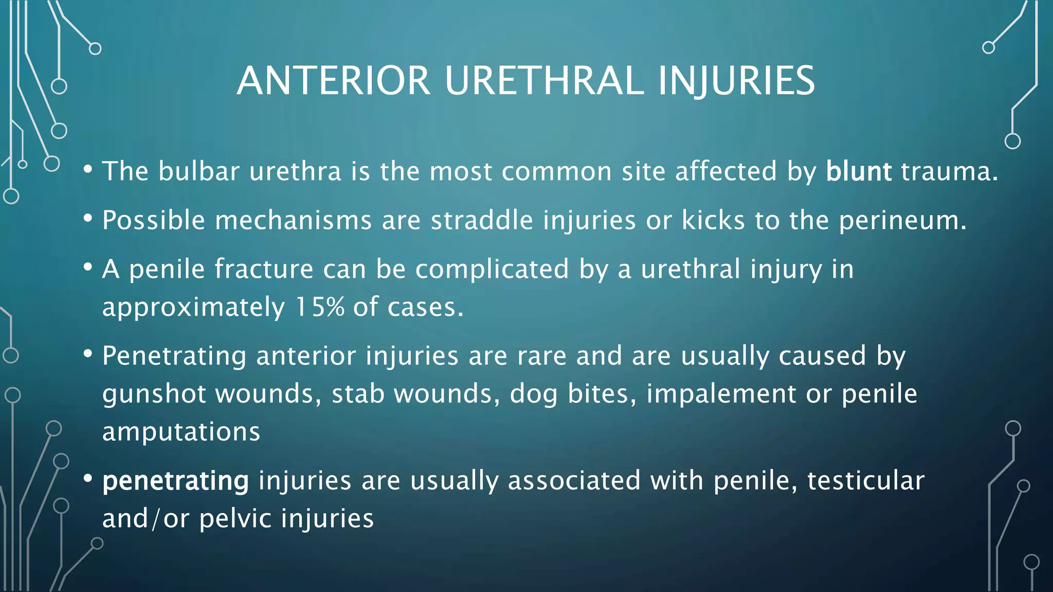 Lower urinary tract trauma | PPTX