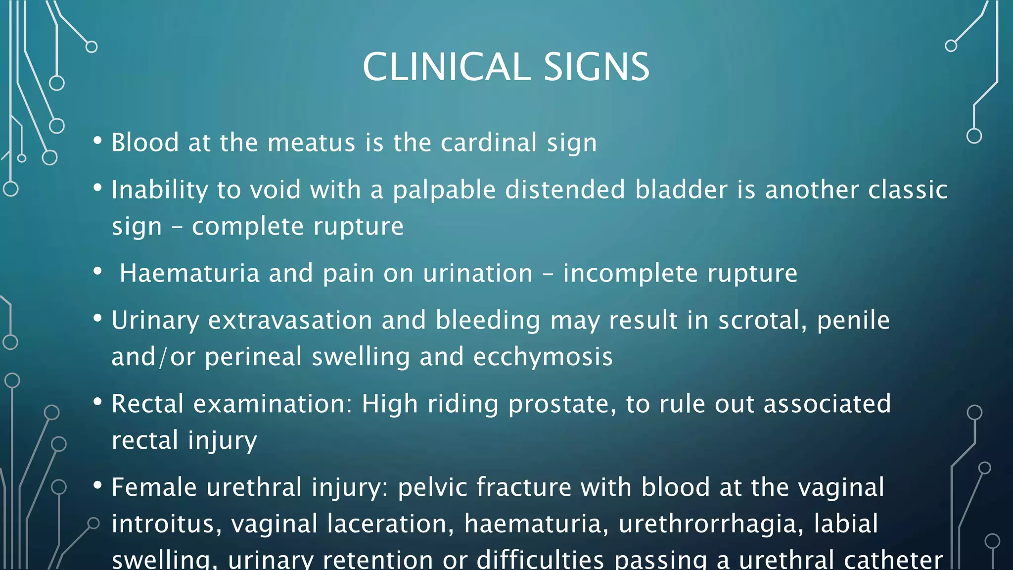 Lower urinary tract trauma | PPTX