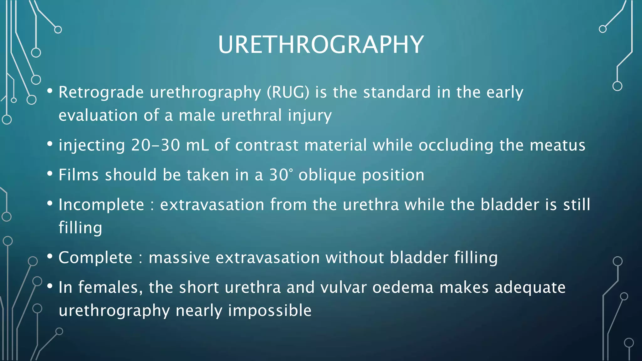 Lower urinary tract trauma | PPTX