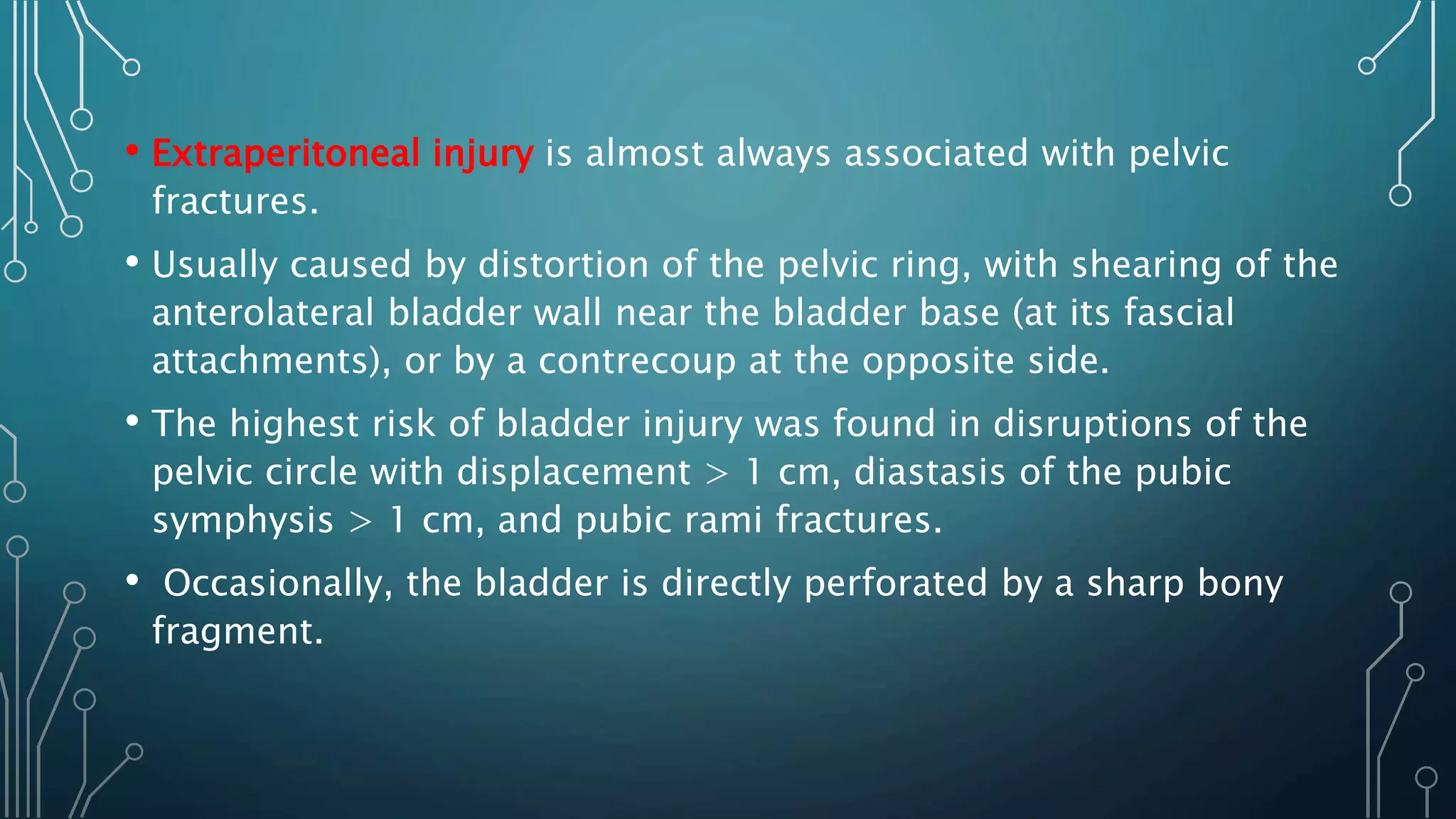 Lower urinary tract trauma | PPTX