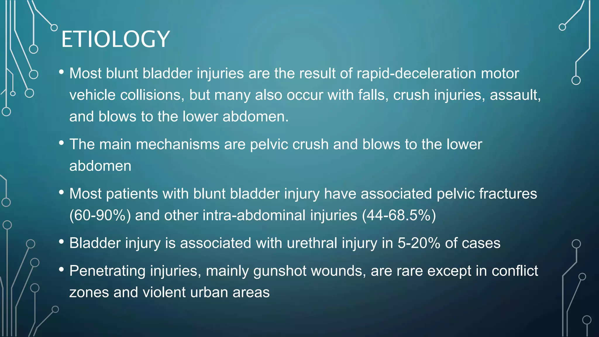 Lower urinary tract trauma | PPTX