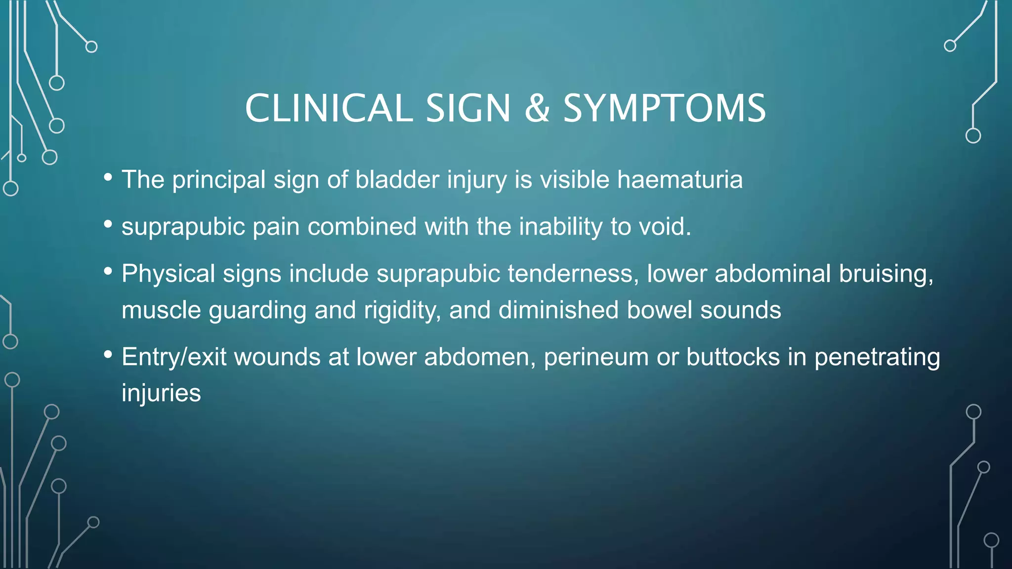 Lower urinary tract trauma | PPTX