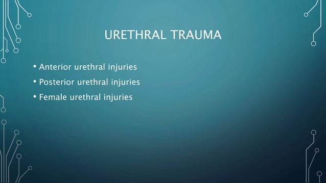 Lower urinary tract trauma | PPT