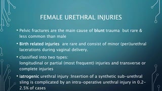 Lower urinary tract trauma | PPTX