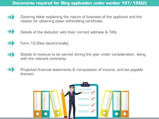 Lower Withholding Tax Certificate In India | PDF