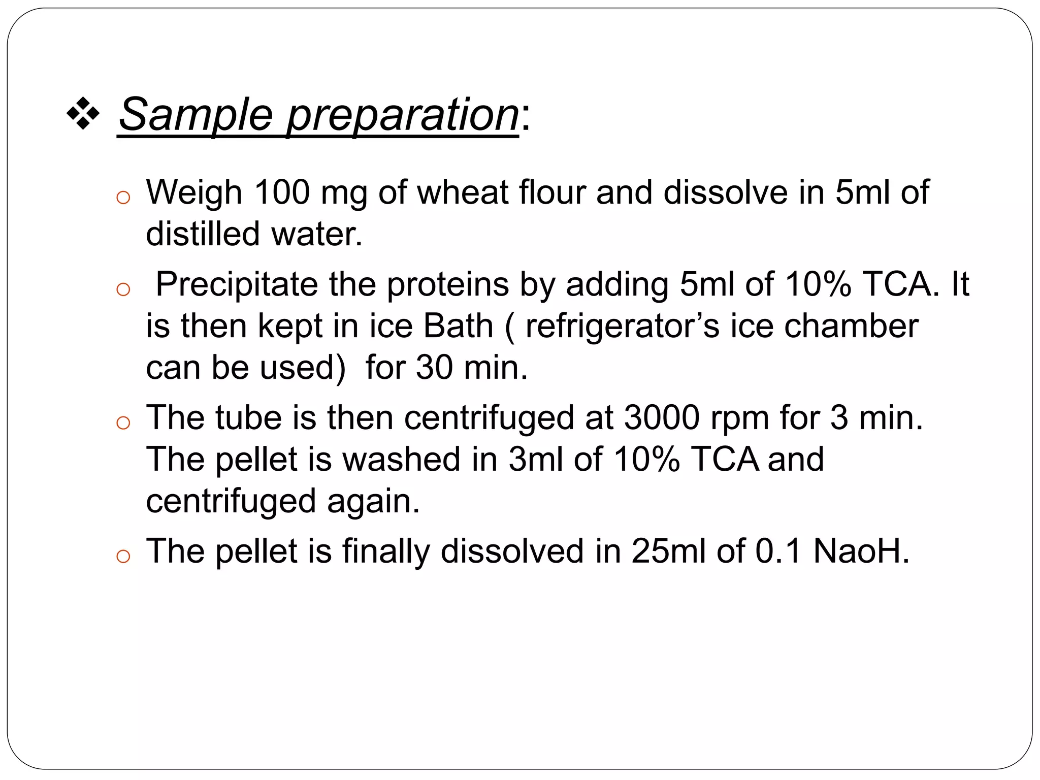 Lowery’s Protein Quantification method.pptx