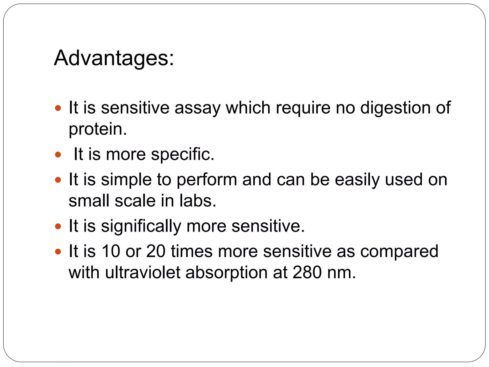 Lowery’s Protein Quantification method.pptx