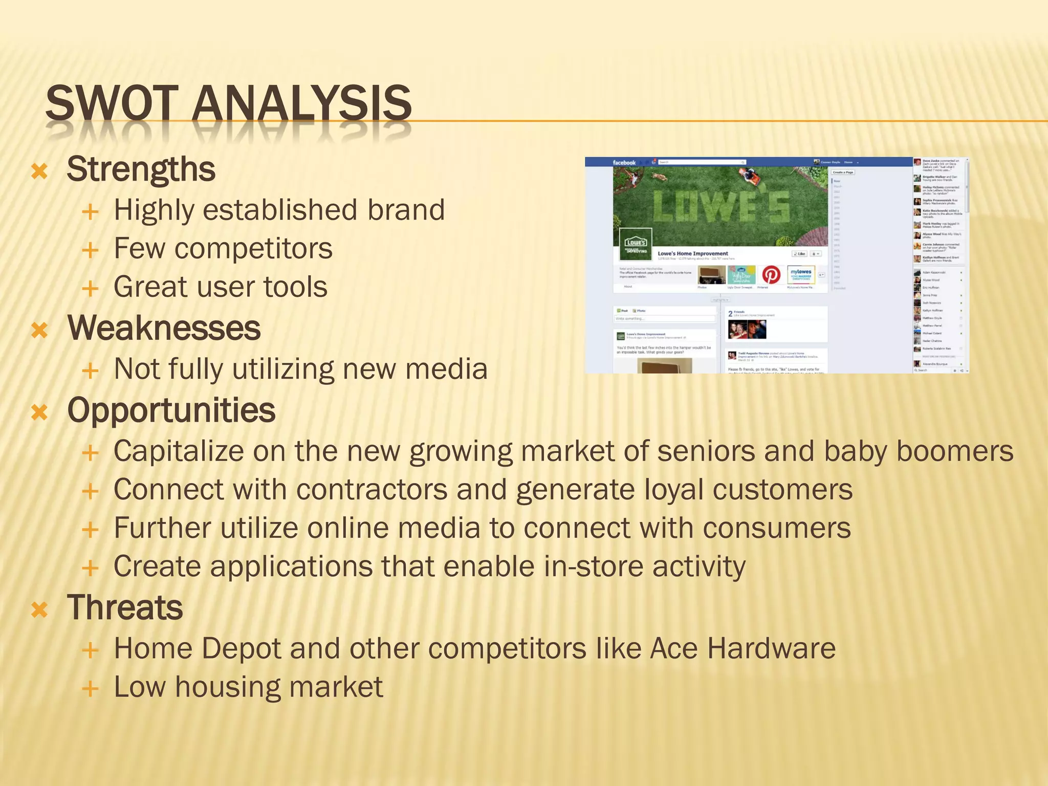 Lowes final presentation | PPT