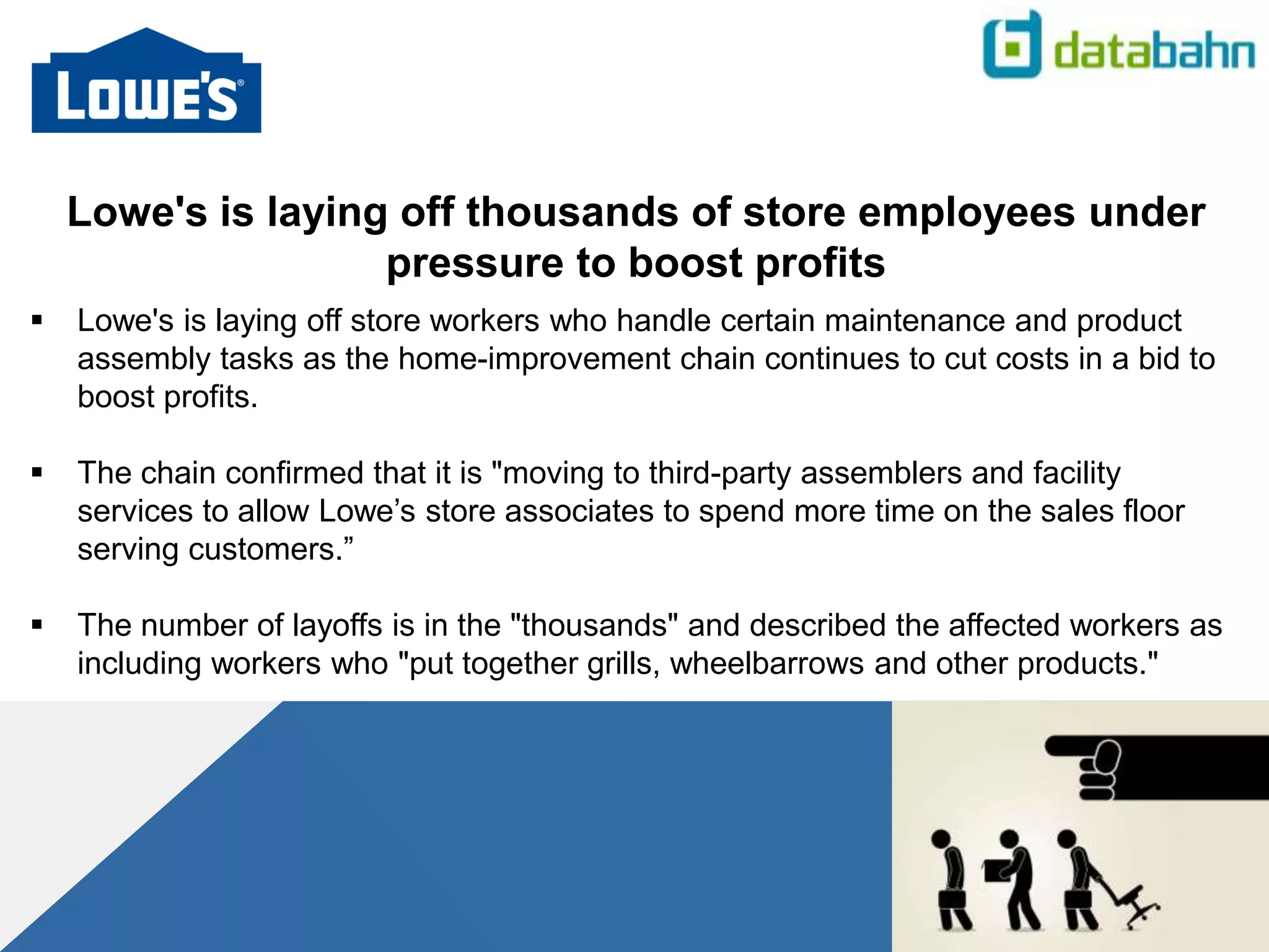 7 keys to open doors at Lowe's | PPT