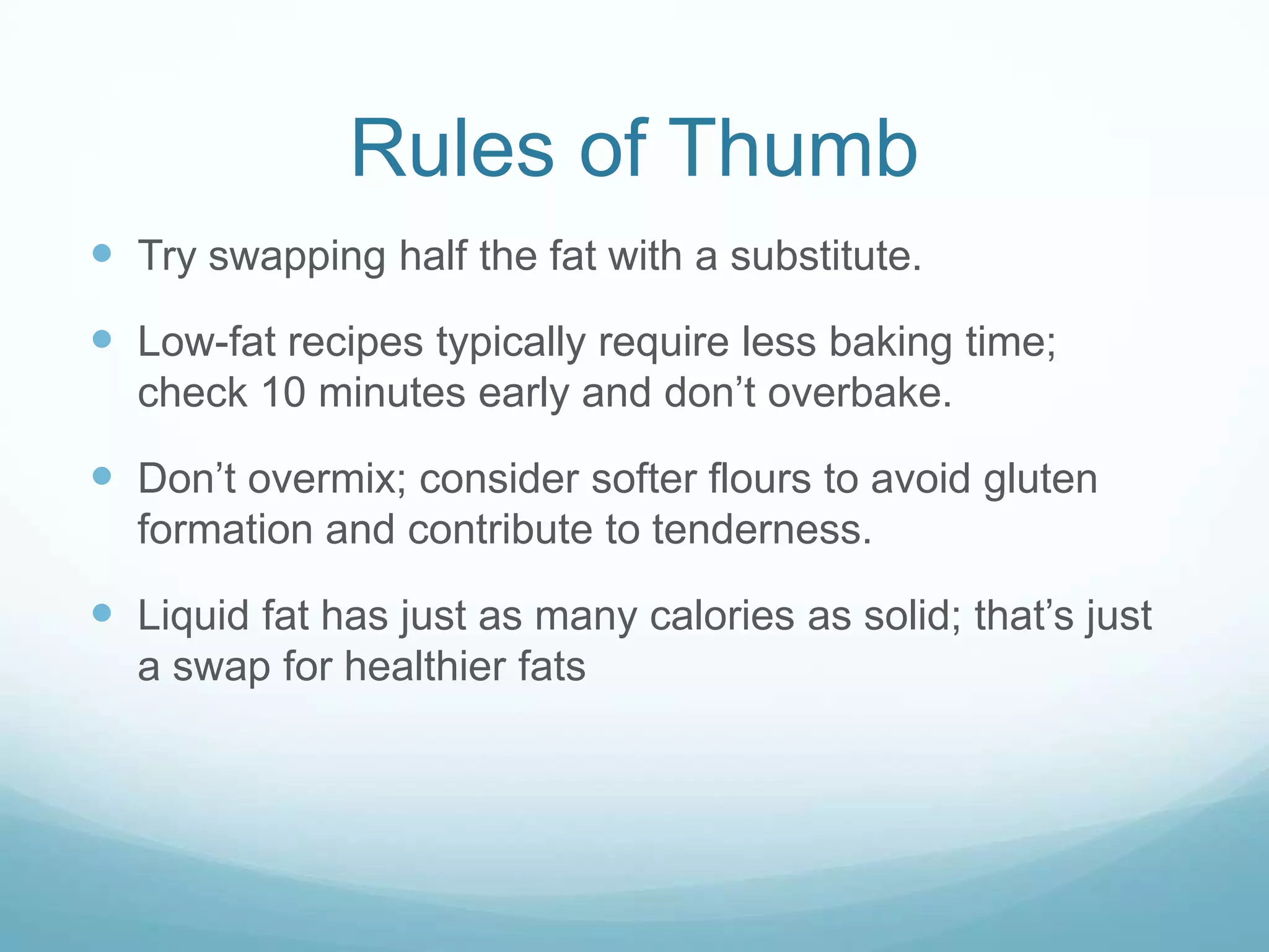 Low fat presentation | PPTX