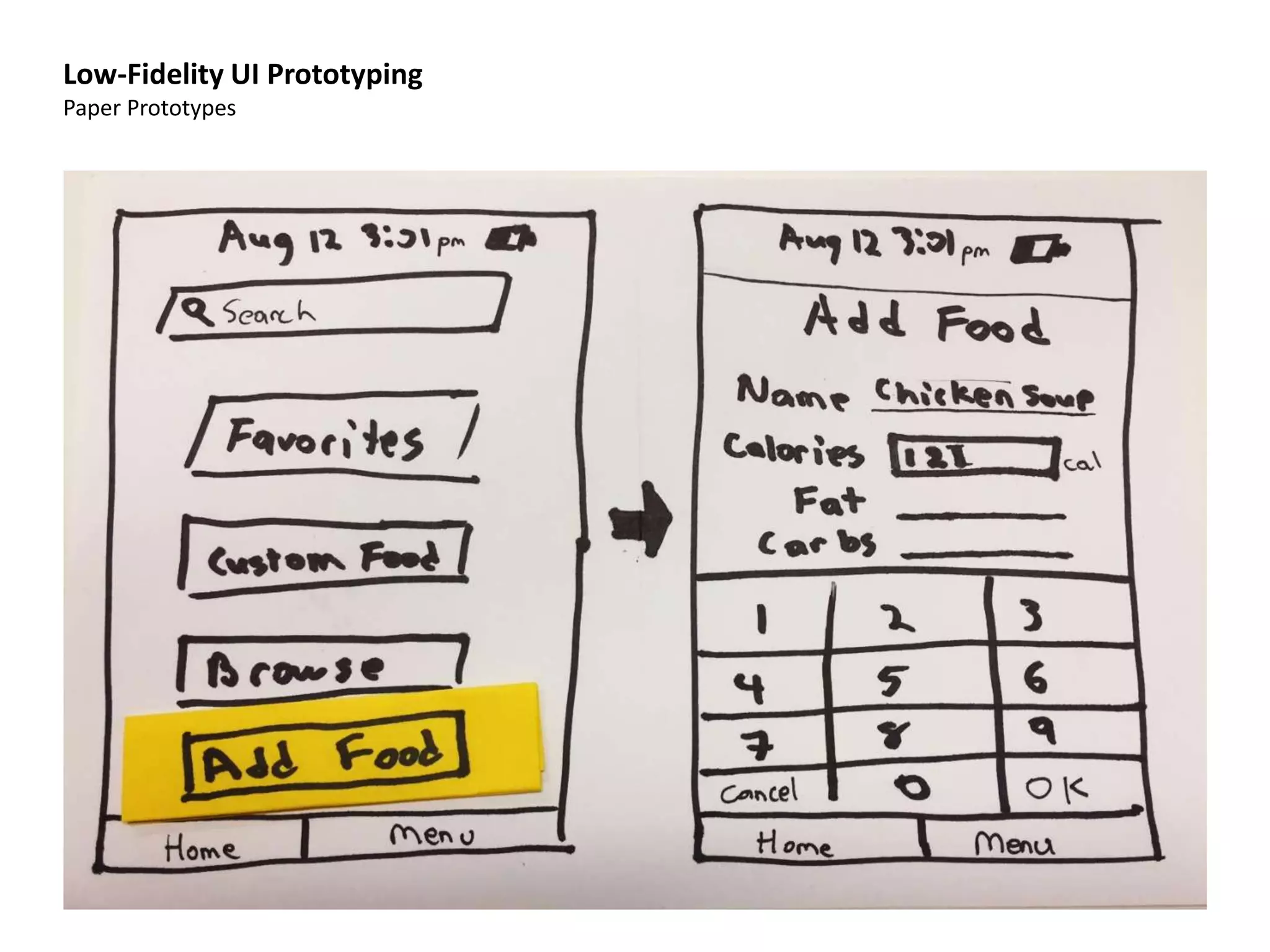 Low fidelity prototyping | PPTX
