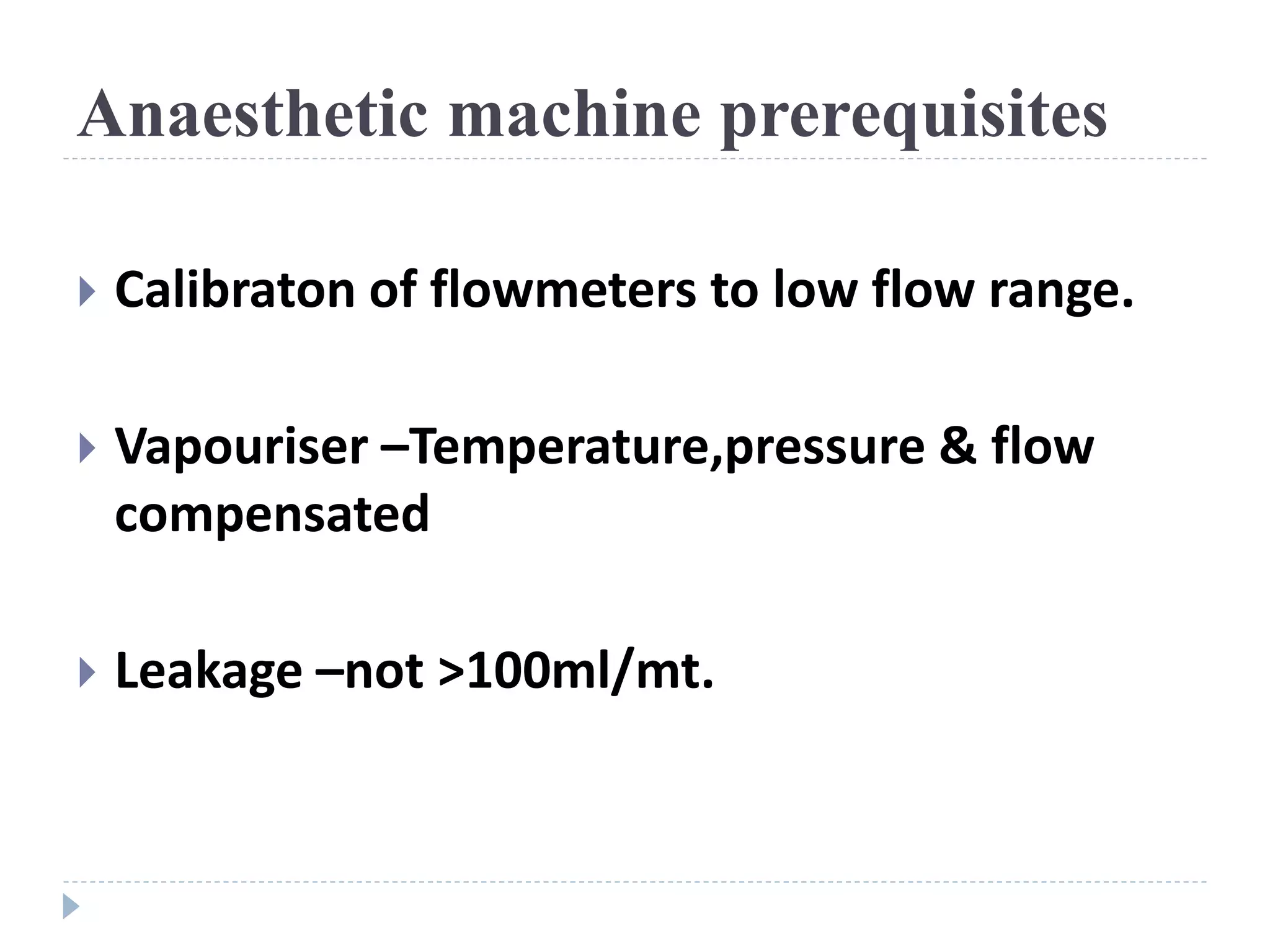 Low flow anaesthesia | PPTX