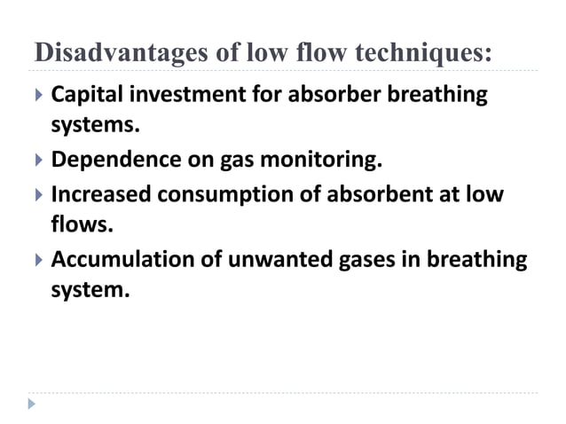 Low flow anaesthesia | PPTX | First Aid | Injuries