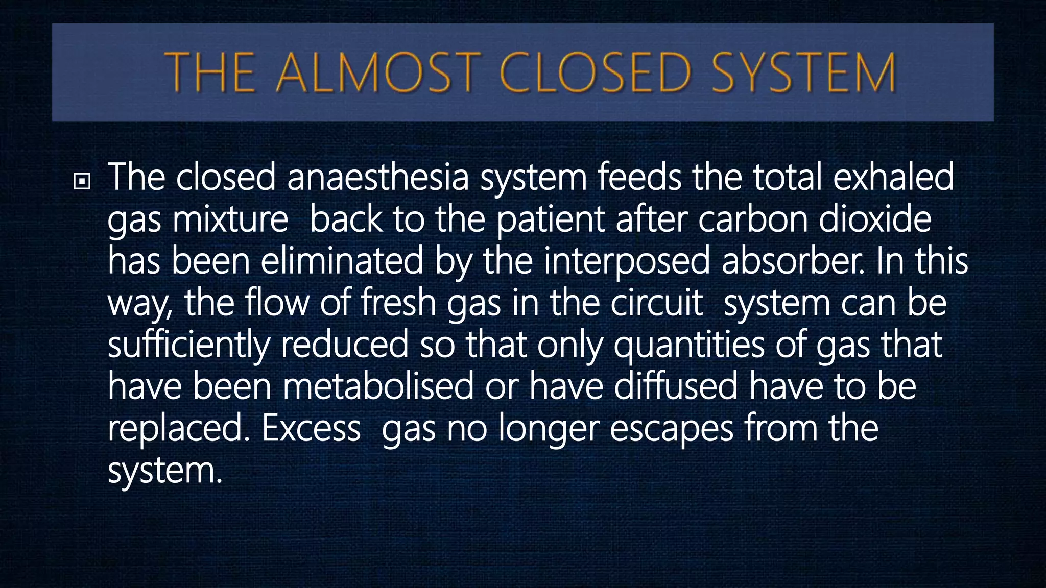 Low flow Anaesthesia & Gas Monitoring | PPTX