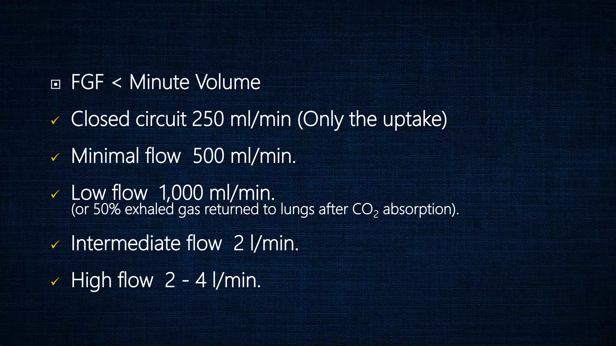 Low flow Anaesthesia & Gas Monitoring | PPTX