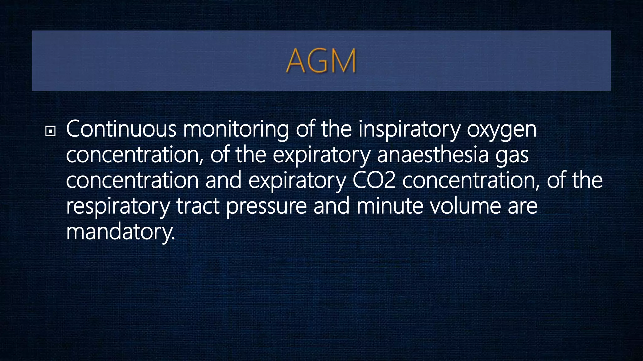 Low flow Anaesthesia & Gas Monitoring | PPTX