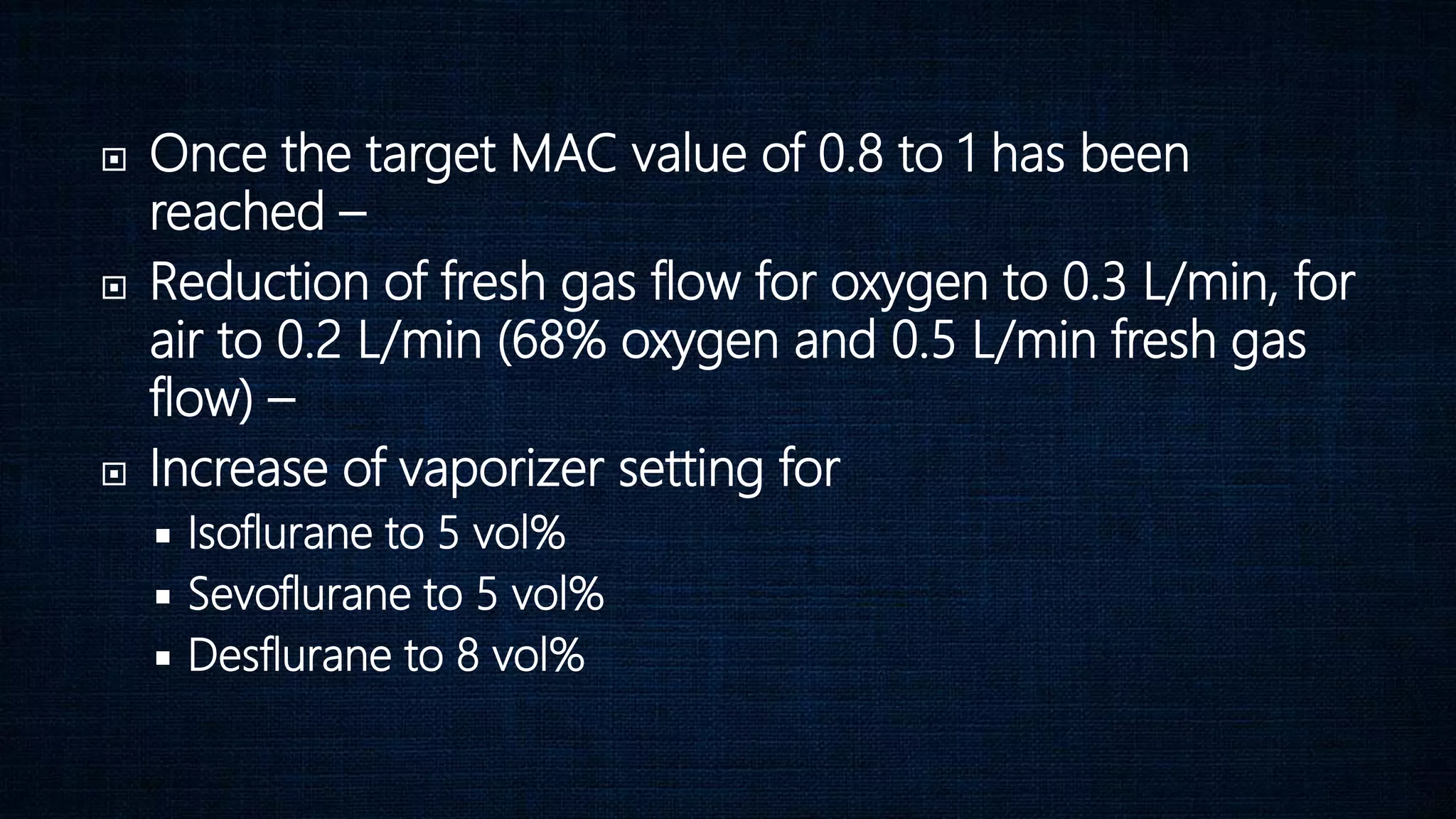 Low flow Anaesthesia & Gas Monitoring | PPTX