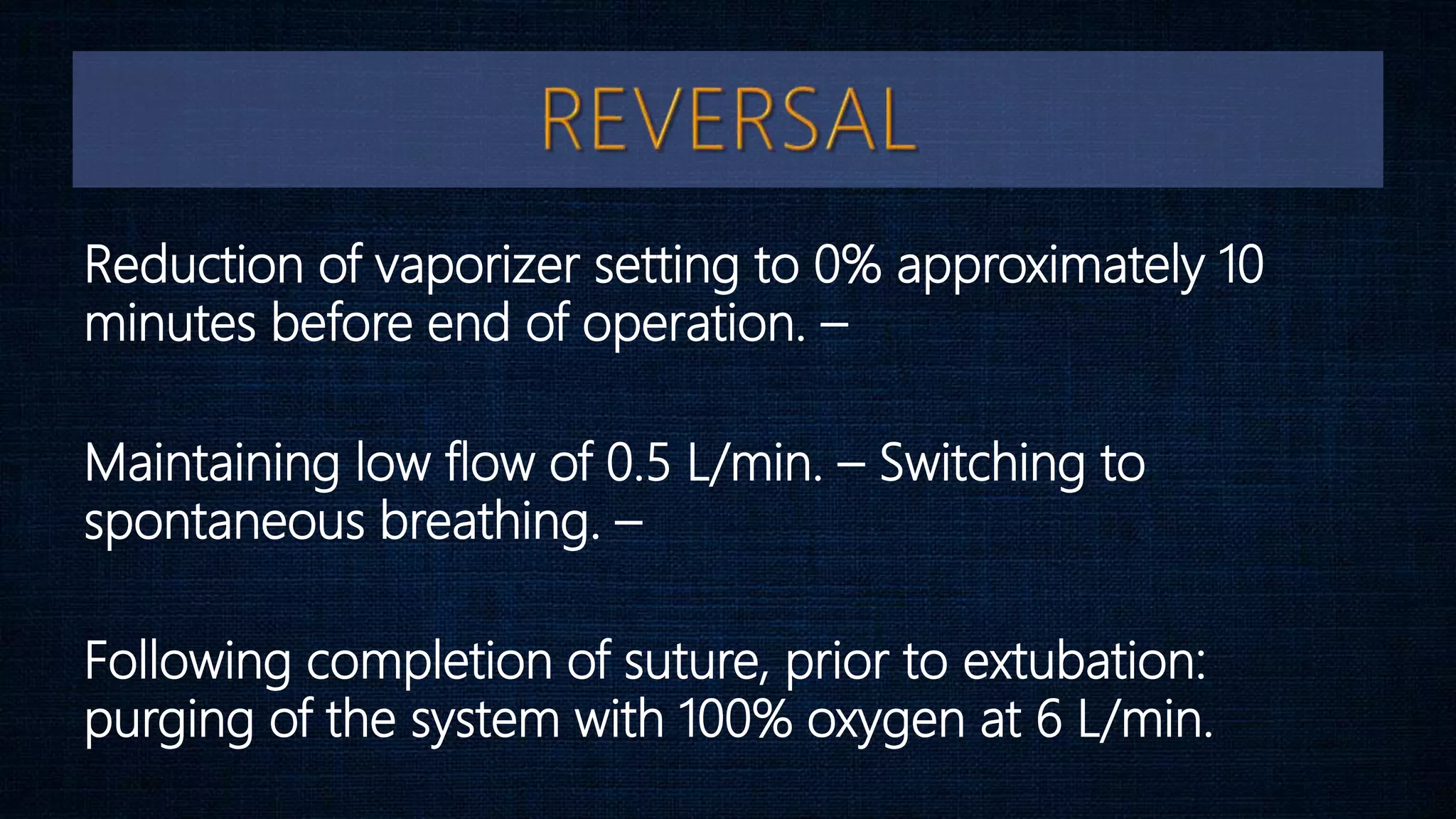 Low flow Anaesthesia & Gas Monitoring | PPTX