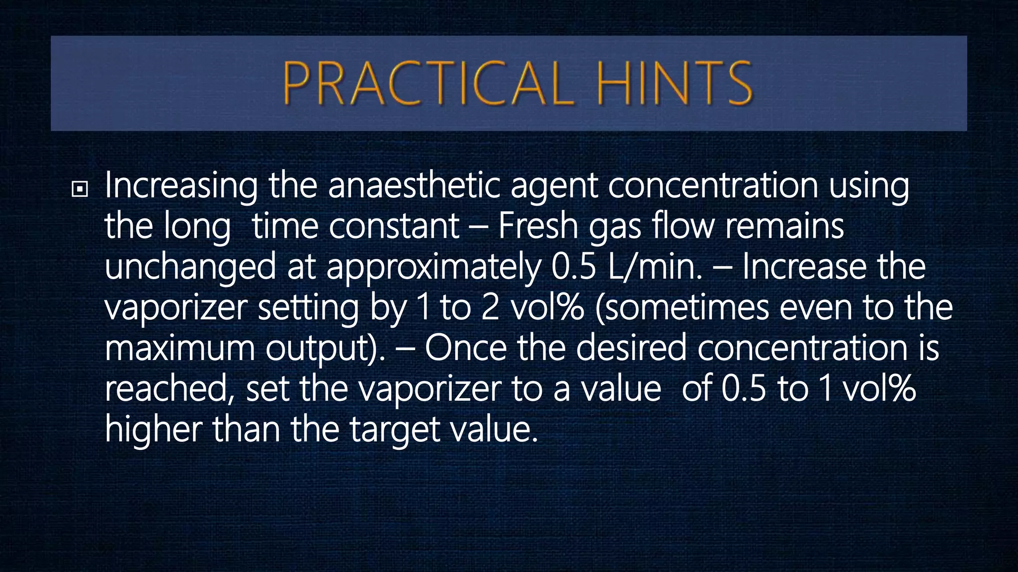 Low flow Anaesthesia & Gas Monitoring | PPTX